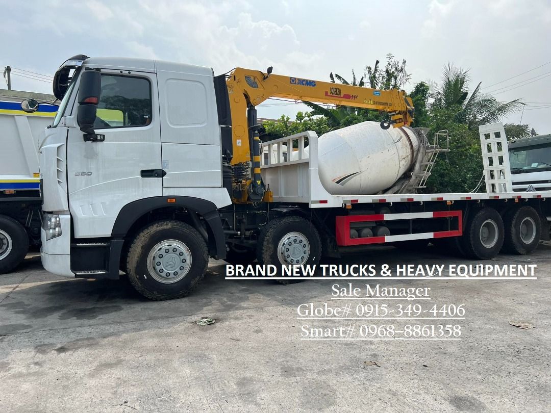 Self Loading Truck Howo A7 with 5tons Boom 12wheeler Brand New ...