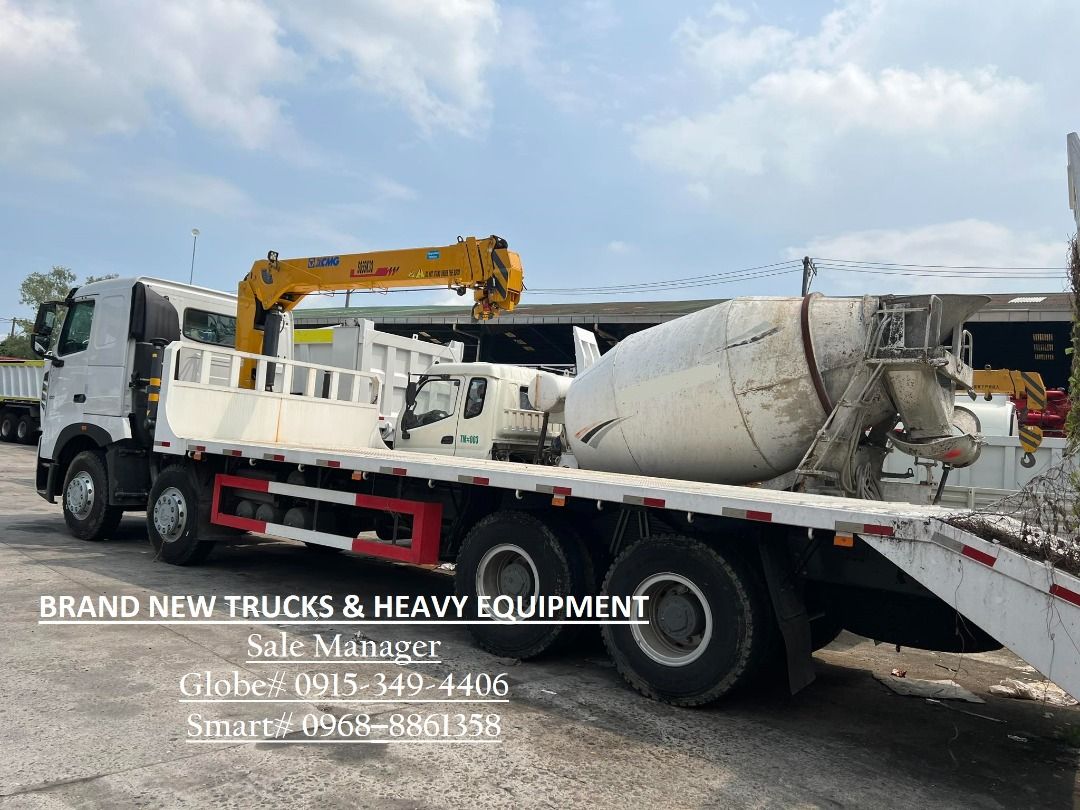 Self Loading Truck Howo A7 with 5tons Boom 12wheeler Brand New ...