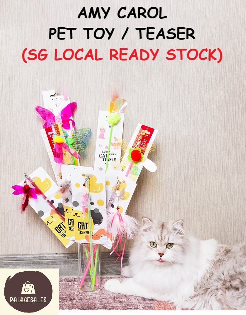 (SG READY STOCK) Amy Carol insect cat teaser!, Pet Supplies, Homes ...