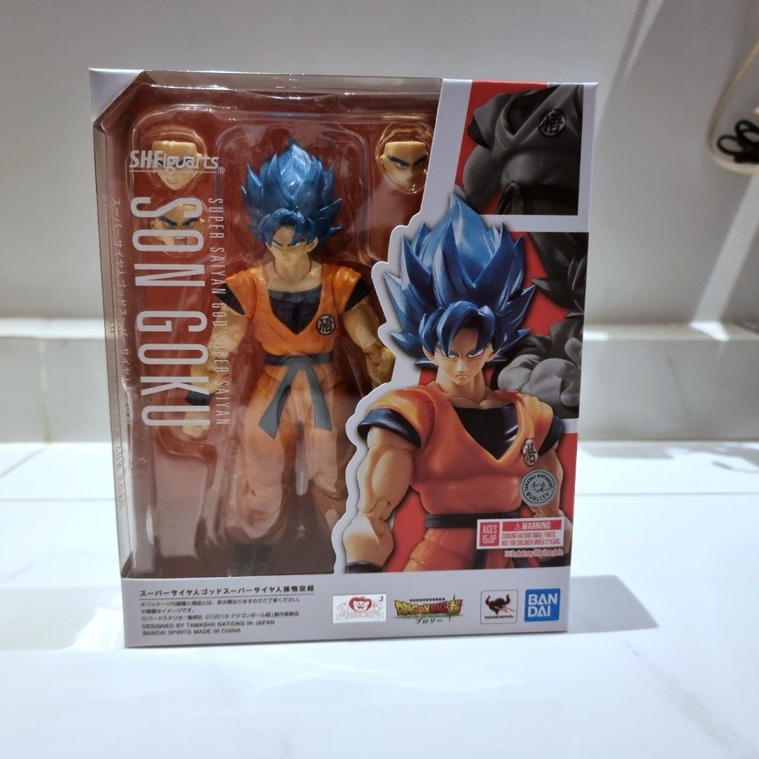 SHF S.H.F. Figuarts Dragon Ball Dragonball Super Super Saiyan Blue Goku ...