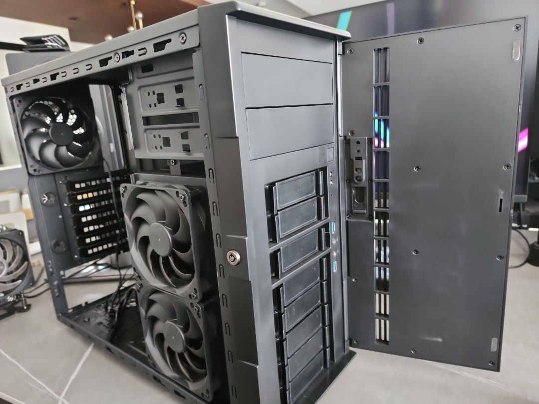 Silverstone CS380 8 Bay NAS Case, Computers & Tech, Desktops on Carousell