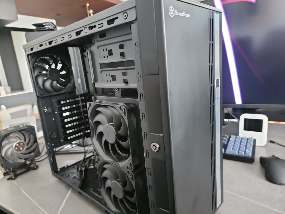 Silverstone CS380 8 Bay NAS Case, Computers & Tech, Desktops on Carousell