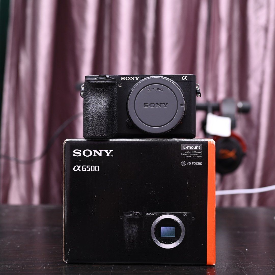 Sony A6500 Body (SC4k), Photography, Cameras on Carousell