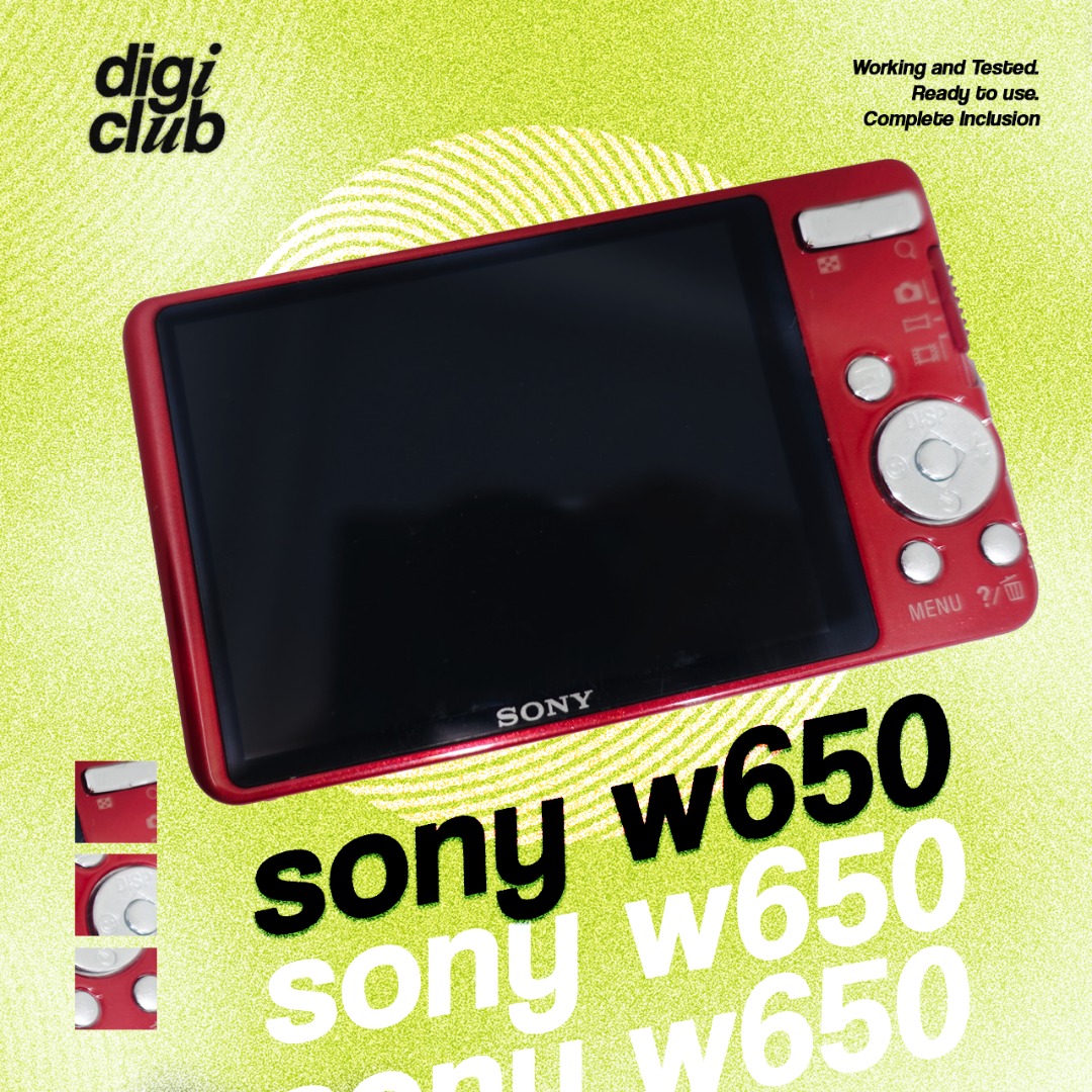 sony cyber-shot dsc-w650 digicam, Photography, Cameras on Carousell