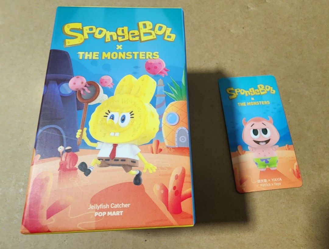SpongeBob X the monster (Patrick X yaya ) foil seal, Hobbies & Toys ...