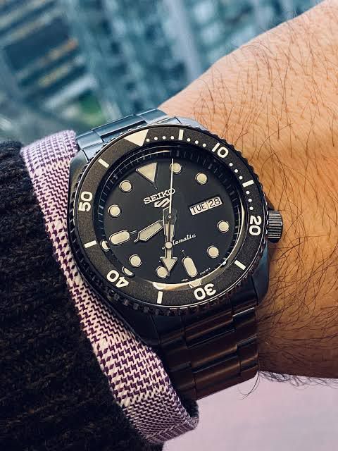 SRPD65K1 Seiko 5 Sports Style Black PVD on Carousell