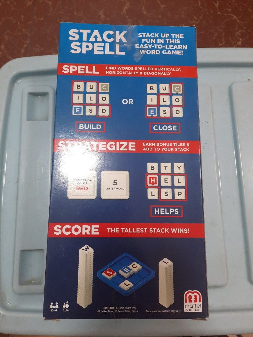 Stack Spell, Hobbies & Toys, Toys & Games on Carousell