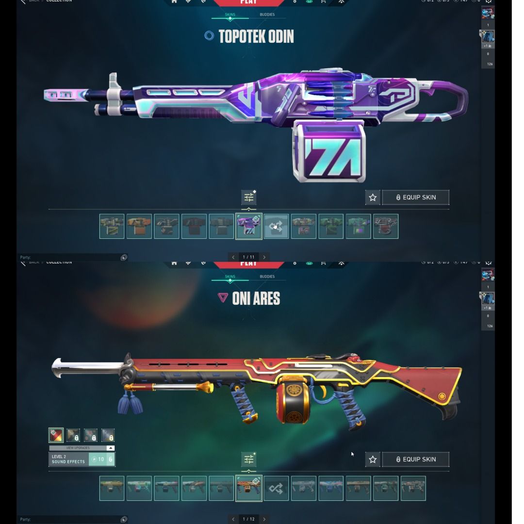 STACKED SKINS VALORANT ACCOUNT SINCE RELEASE OF GAME. 6 BUNDLES 318 ...