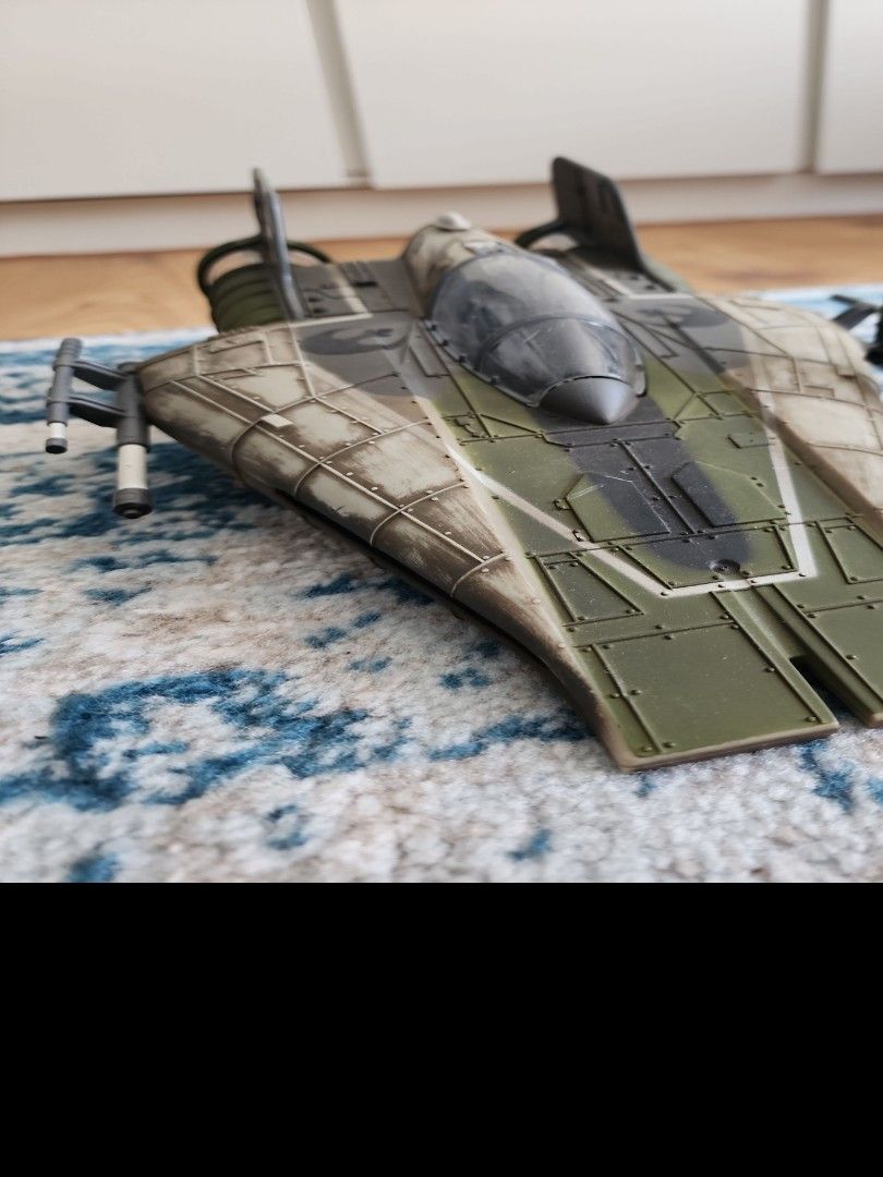 Star Wars Green A-Wing Fighter with Pilot Rare Hasbro, Hobbies & Toys ...
