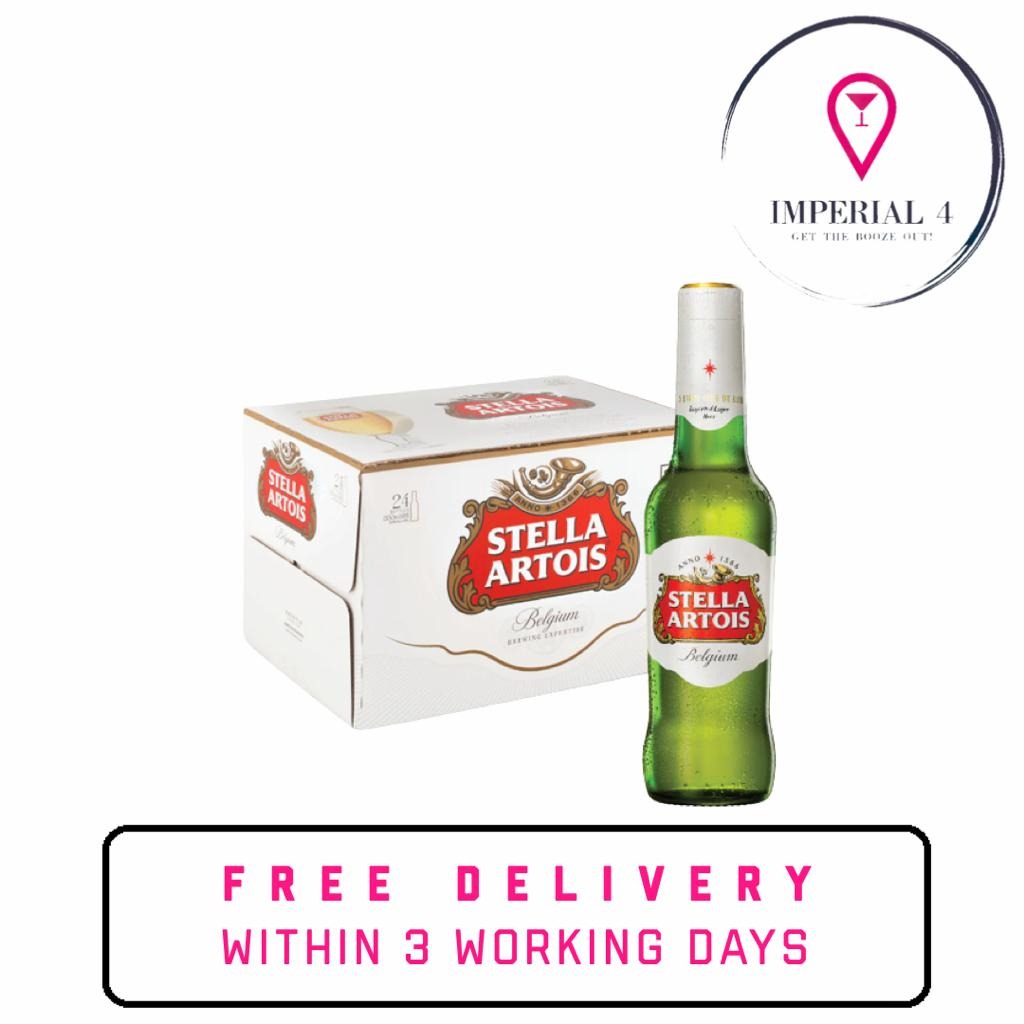Stella Artois Pint - 24X330ML (BBD: 01/2024), Food & Drinks, Alcoholic ...