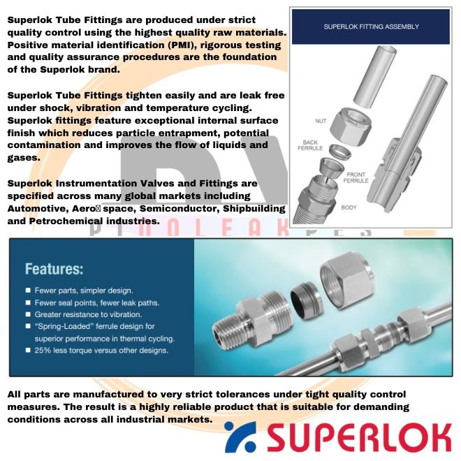 SU Union Superlok Tube Fittings on Carousell