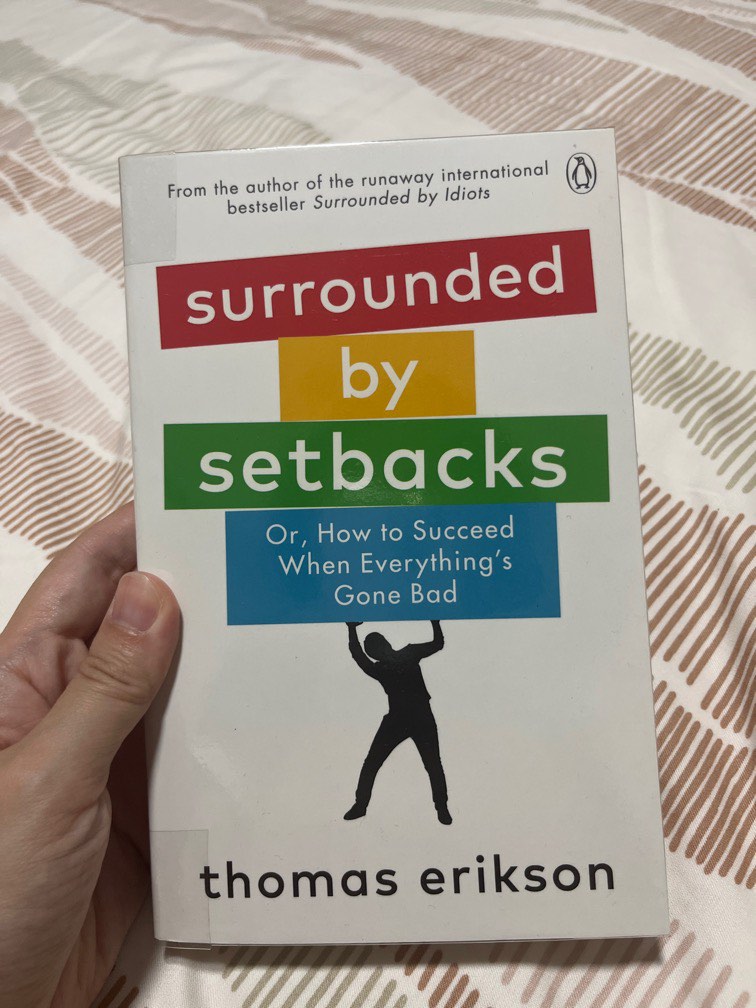 Surrounded by setbacks, Hobbies & Toys, Books & Magazines, Fiction & Non-Fiction on Carousell