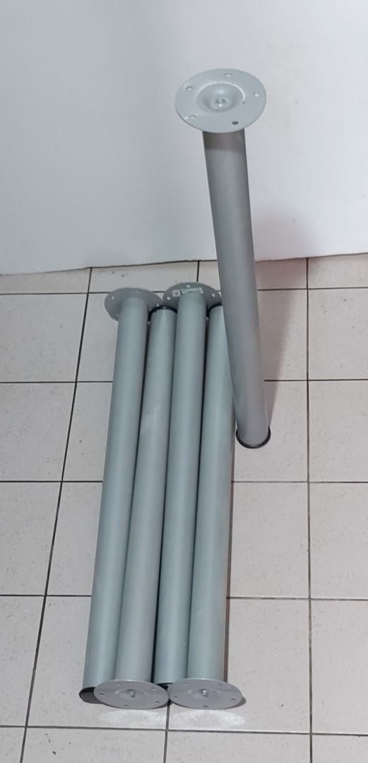 Table Legs, Metal, 5 pieces, 70cm Height, Furniture & Home Living ...