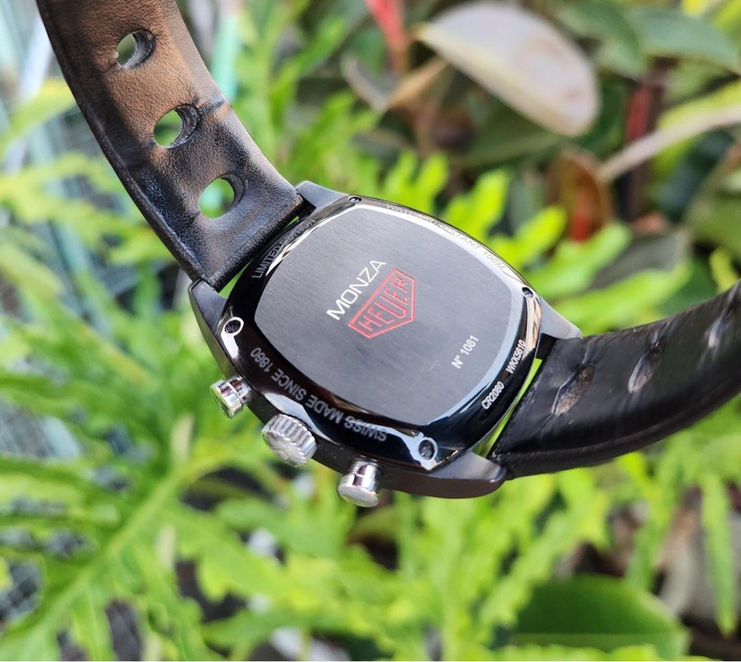 Tag Heuer Monza Heritage Calibre 17 Titanium Black PVD, Luxury, Watches ...