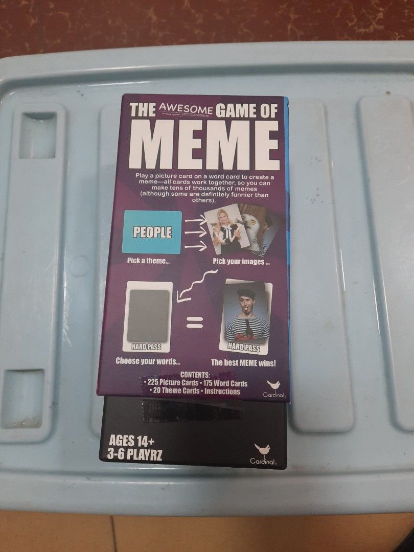 The Awesome Game of Meme, Hobbies & Toys, Toys & Games on Carousell