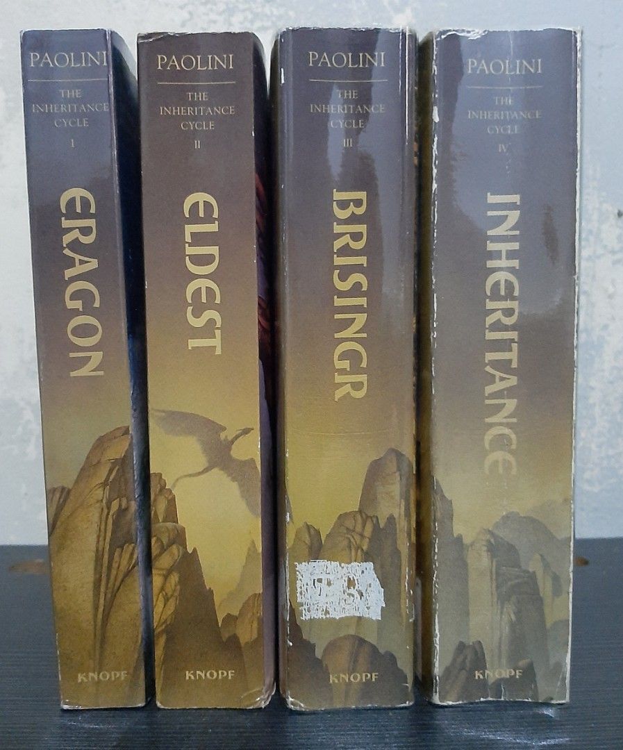 The Inheritance Cycle by Christopher Paolini Eragon Fantasy Books ...