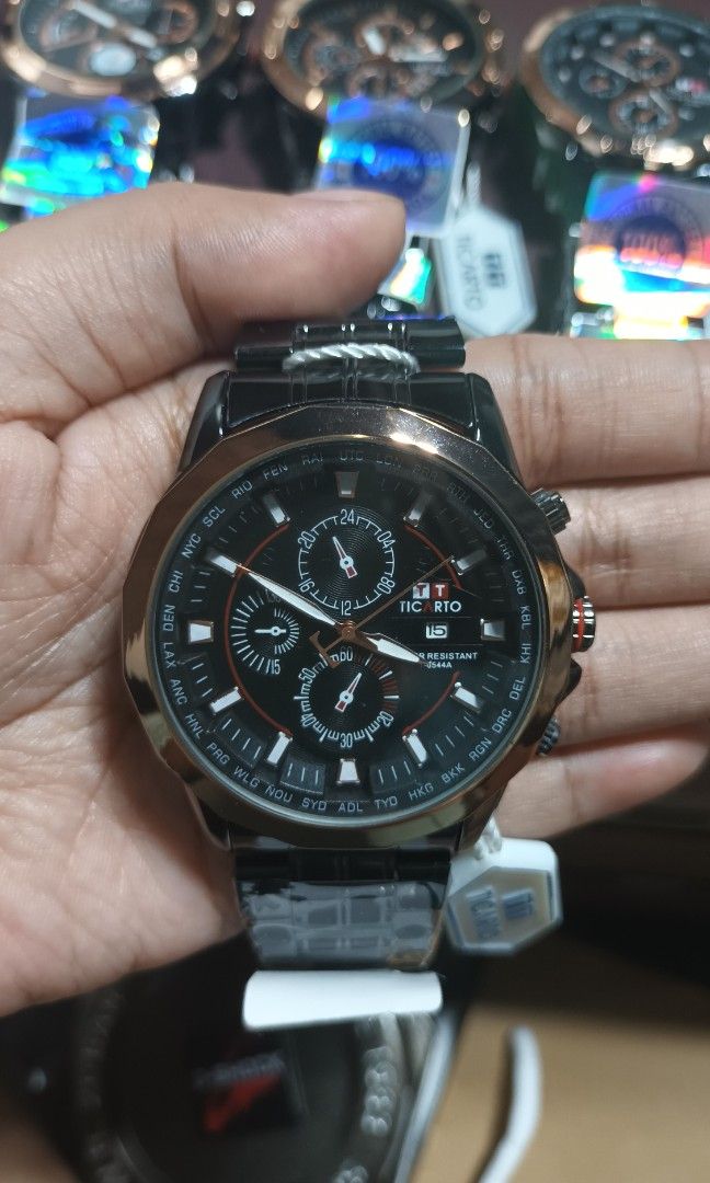 TICARTO BIG MEN WATCH, Luxury, Watches on Carousell
