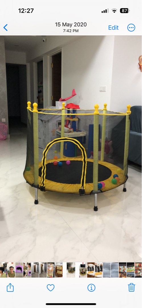 Trampoline, Babies & Kids, Infant Playtime on Carousell