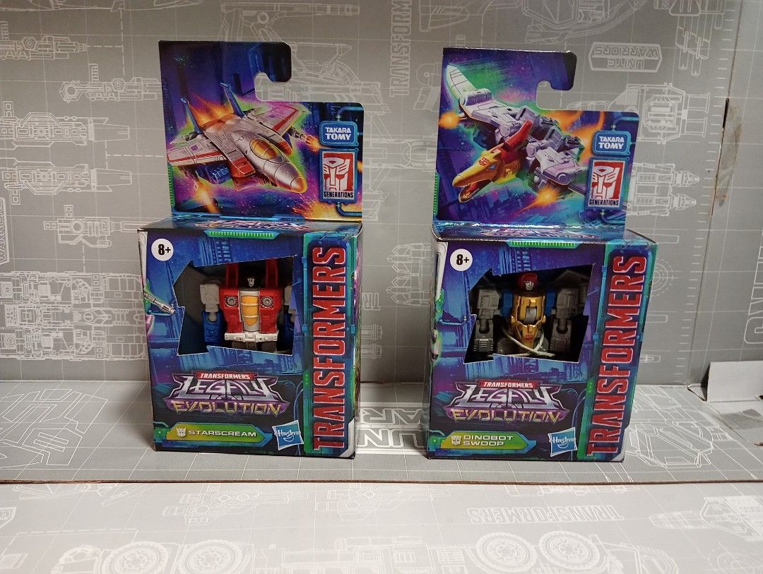 Transformers: LEGACY : Evolution - Starscream & Swoop (Core Class ...
