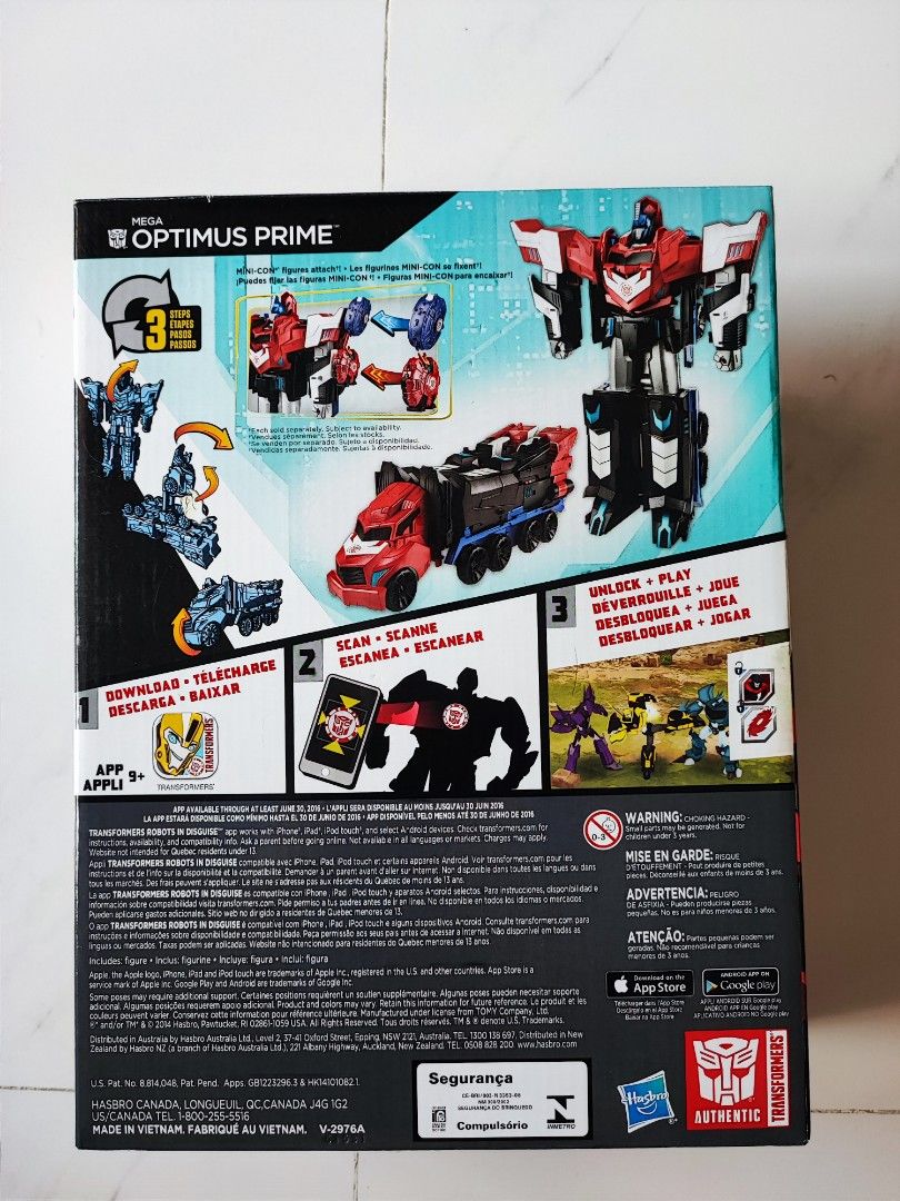 Transformers Mega Optimus Prime 3 Step Change BNIB, Hobbies & Toys ...