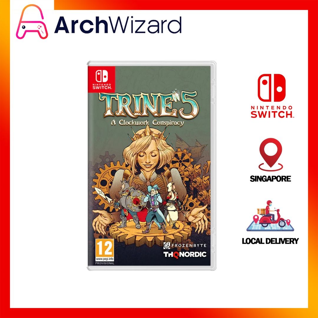 Trine 5 A Clockwork Conspiracy 🍭 Nintendo Switch Game - ArchWizard ...