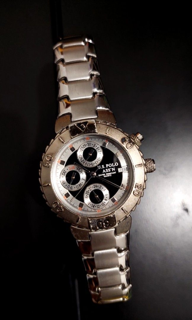 US Polo watch, Fesyen Pria, Jam Tangan di Carousell