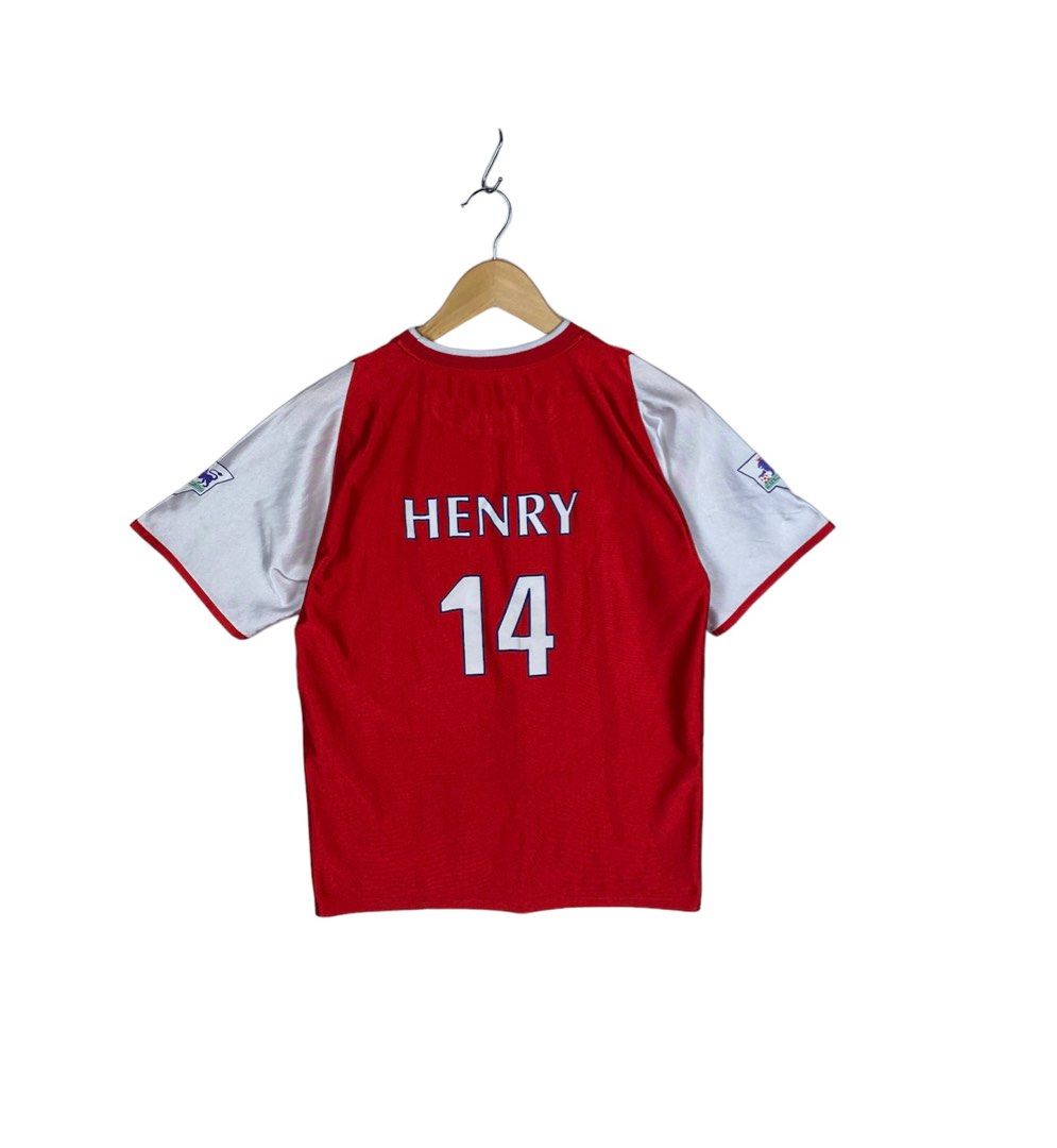 Vintage Asenal O2 Henry 14 Jersey, Men's Fashion, Tops & Sets, Tshirts ...
