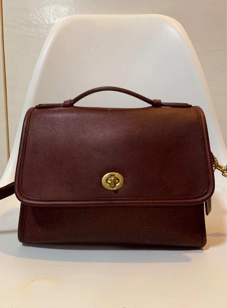 Vintage Coach Court Bag on Carousell