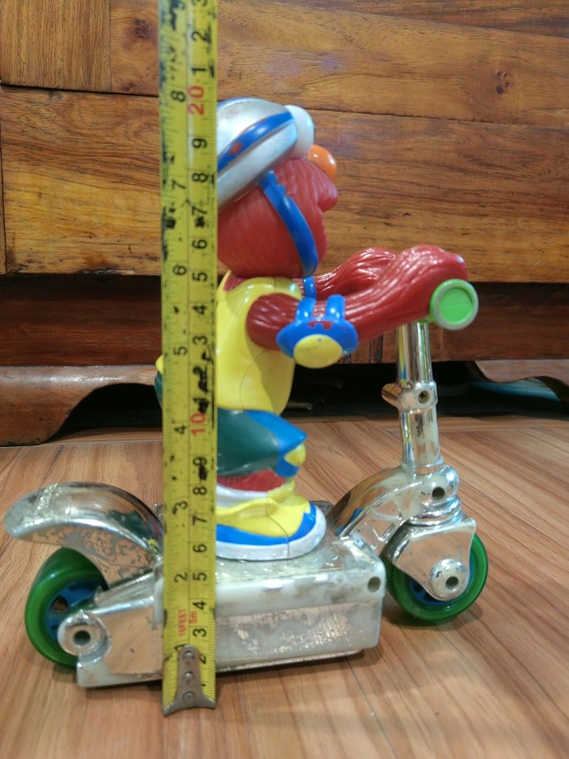 Vintage Mattel Elmo Sesame Street Scooter Toy on Carousell