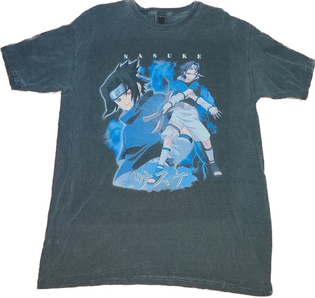Vintage Sasuke Shirt, Men's Fashion, Tops & Sets, Tshirts & Polo Shirts ...