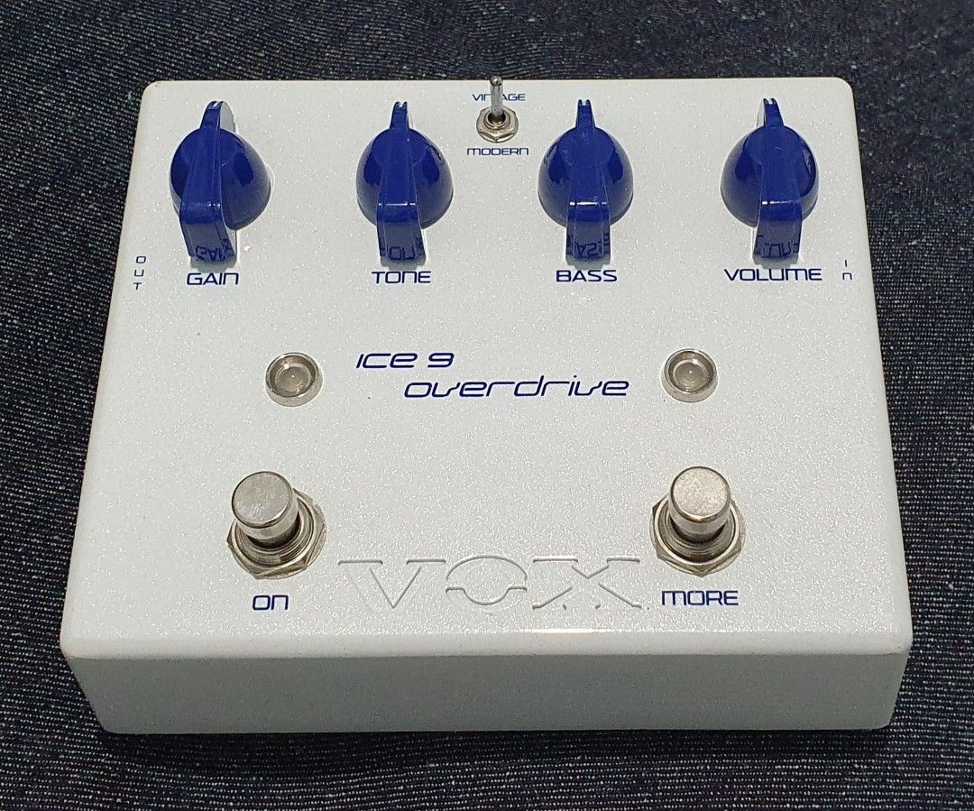 Vox JS-OD Ice 9 Overdrive Joe Satriani Signature guitar effects pedal, Hobbies & Toys, Music ...