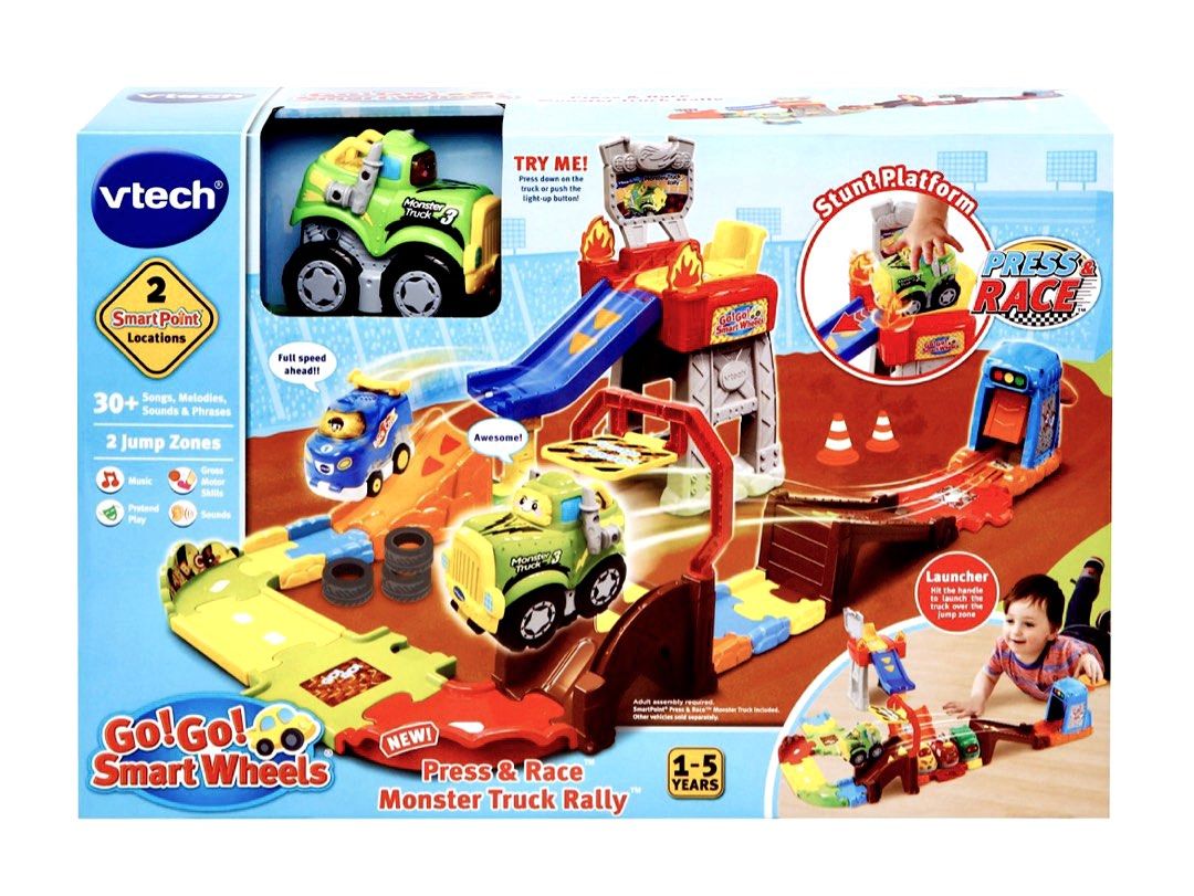 VTech Smart Wheel Monster Truck Rally, Babies & Kids, Infant Playtime ...