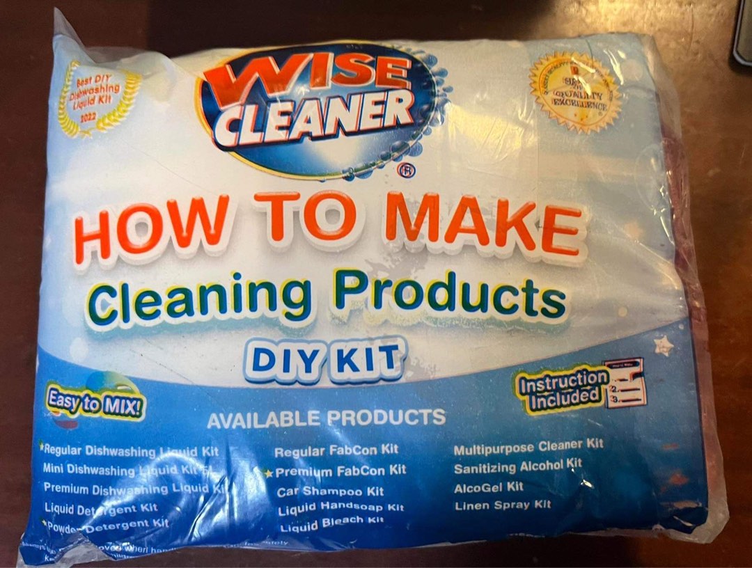 Wise Cleaner DIY Dishwashing Kit 15-16 Liter Yield Strawberry Bubble ...