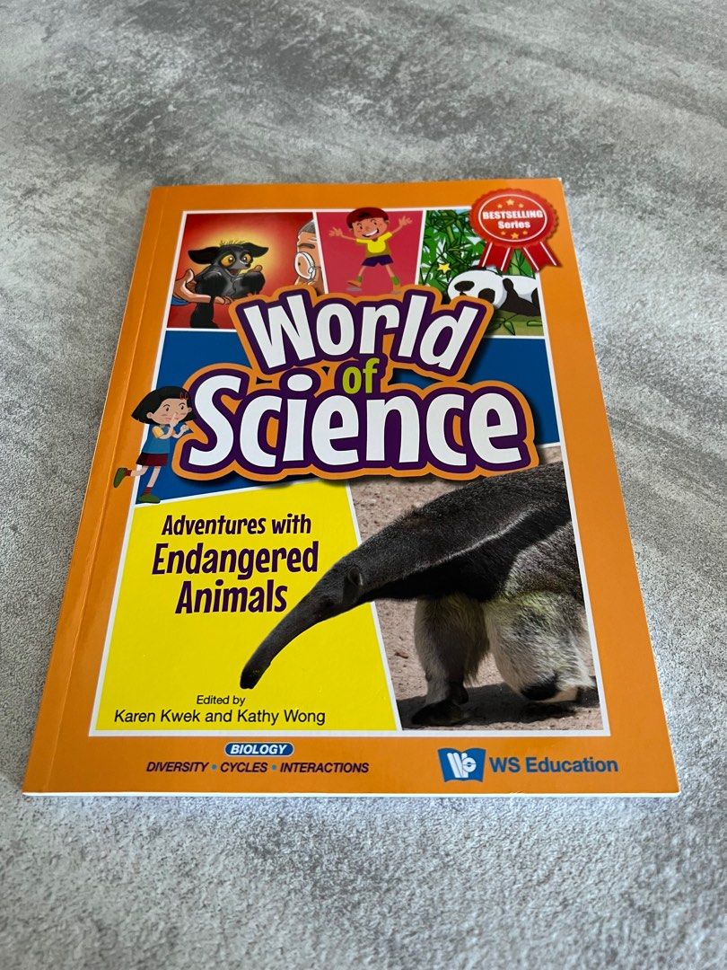 World of Science Adventures with Endangered Animals children kids book ...