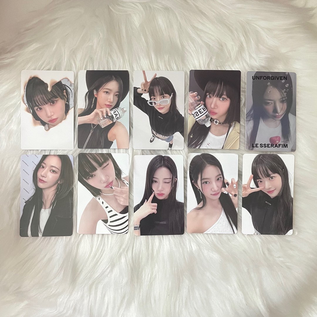 WTS LESSERAFIM Unforgiven Album Photoc Photocards ards Weverse Ktown4u ...