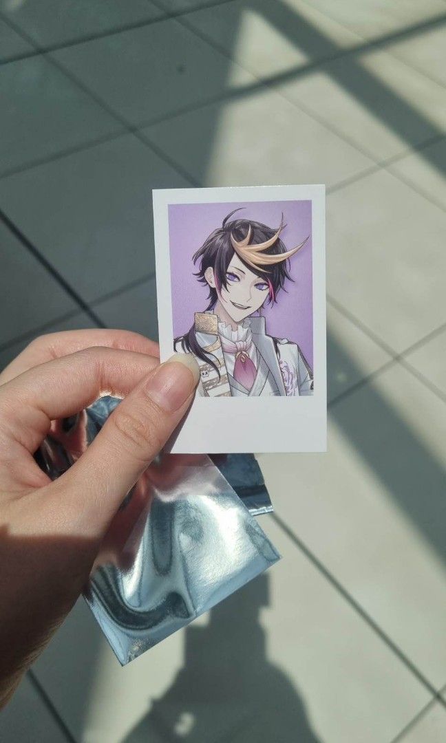 WTS/WTT Luxiem Vtuber - Shuu (Half Anniversary Card) unsigned, Hobbies ...