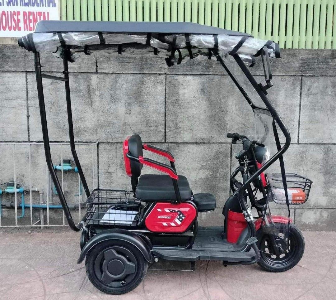 YONGSLAND COOL X1 3WHEELS E-TRIKE WITH ROOF & WINDSHIELD, Sports Equipment, Bicycles & Parts ...