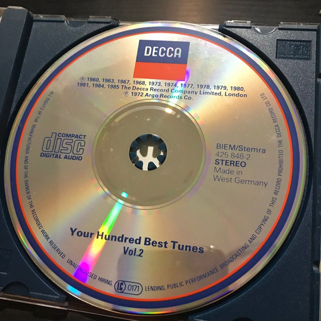 Your Hundred Best Tunes (West Germany Silver Ring) (Box Aus), Hobbies ...