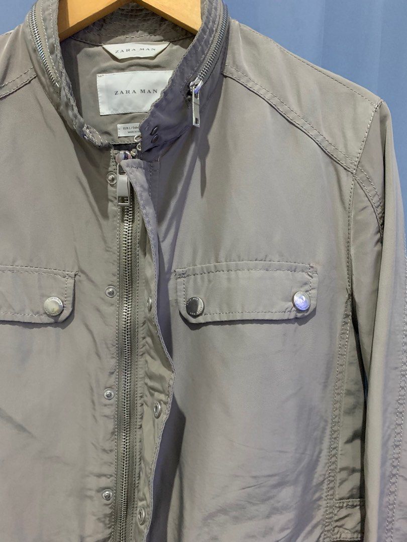ZARA MAN FIELD JACKET, Fesyen Pria, Pakaian , Baju Luaran di Carousell