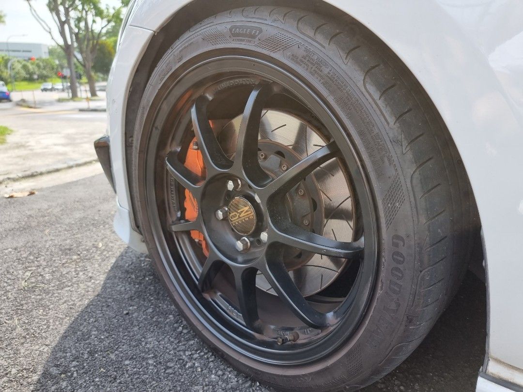 18" OZ Allegerita HLT rims rims with Goodyear F1 Eagle tyres, Car ...