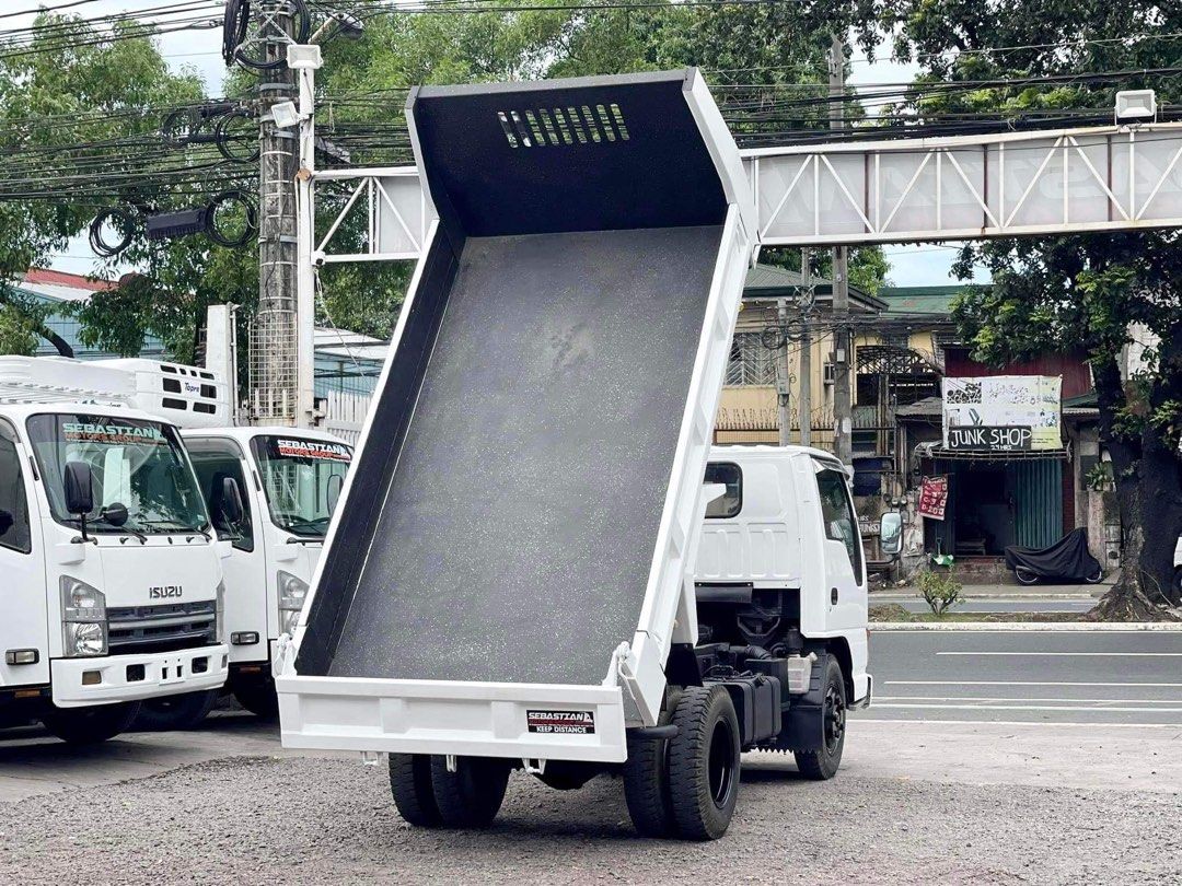 2022 Isuzu Elf Mini Dump Truck 4HF1 Inline Manual Camel Chassis ...