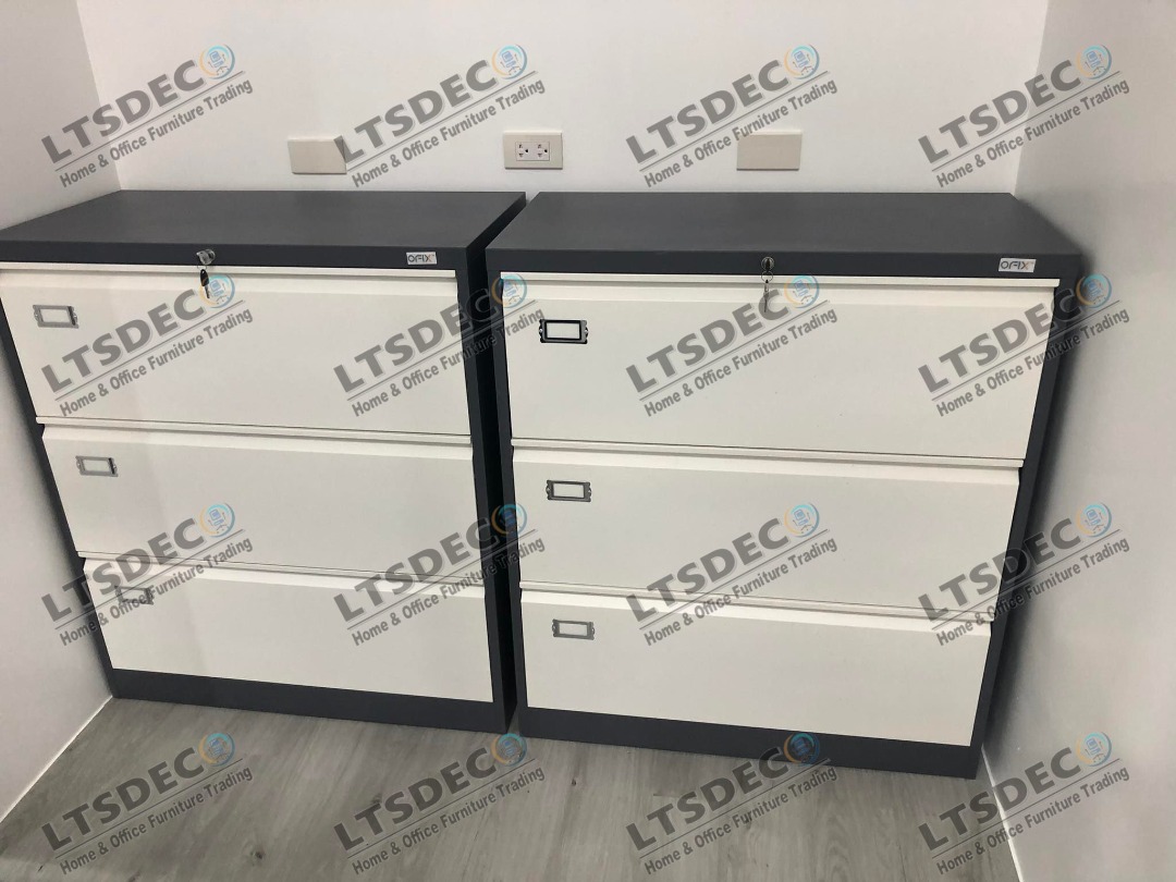 3 layer lateral cabinet office furniture on Carousell