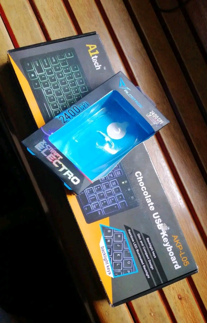 A1 Tech Keyboard and X Craft Electro Mouse on Carousell