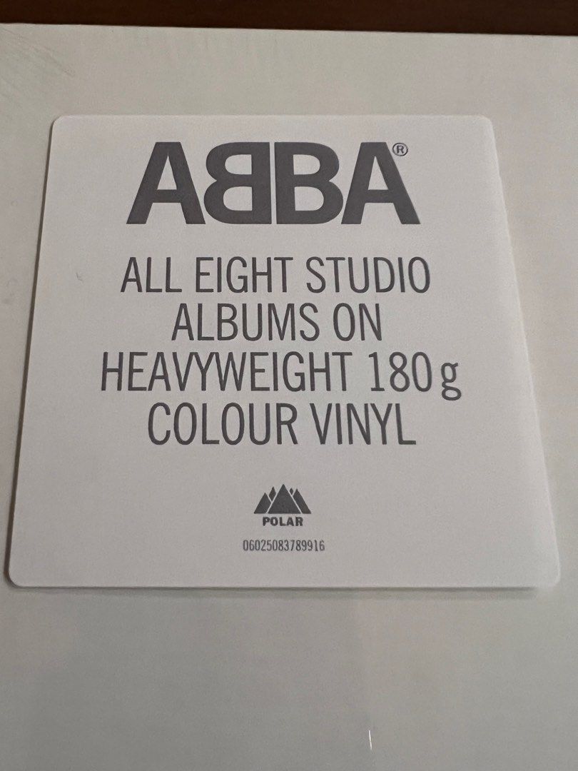 ABBA - The Studio Albums (8LP Limited Edition Coloured Vinyl Boxset ...
