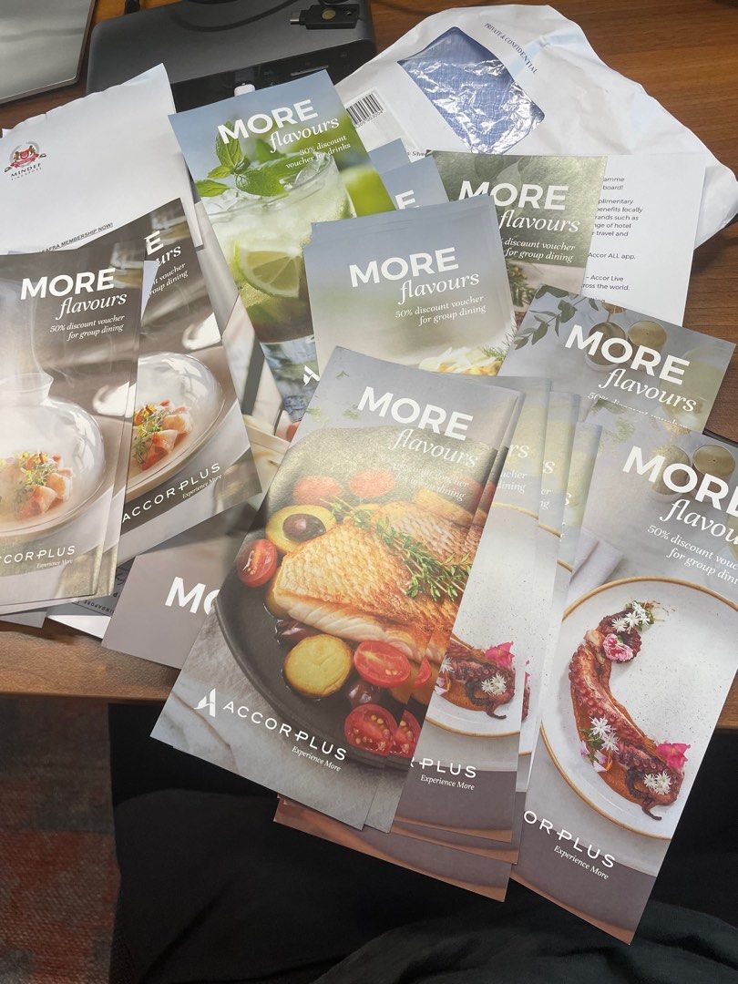 Accor plus vouchers Sofitel mercure ibis, Food & Drinks, Other Food ...