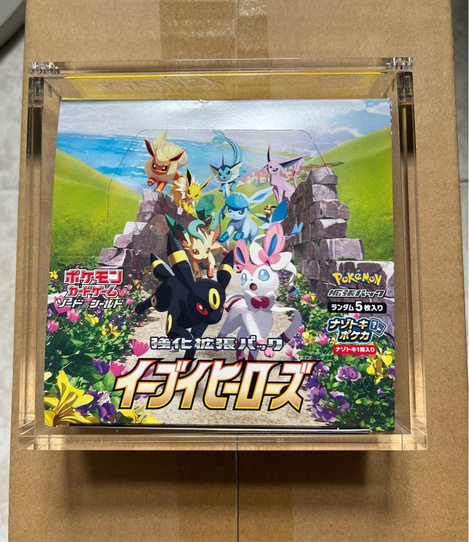 Acrylic Box Pokemon Japanese Booster Box Cards, Hobbies & Toys, Toys ...