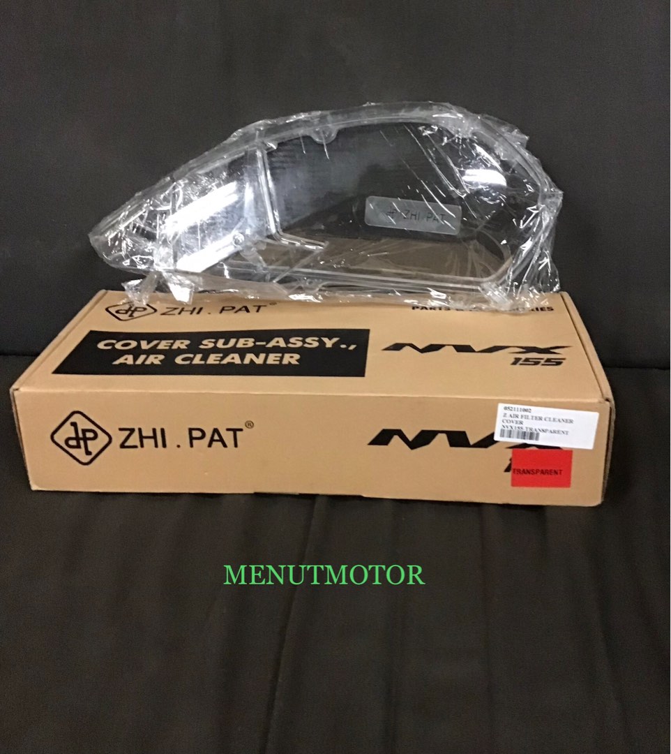 Aerox V1 transparent air filter cover, Motorcycles, Motorcycle ...