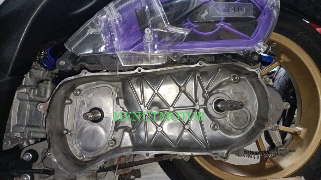 Aerox V1 transparent air filter cover, Motorcycles, Motorcycle ...