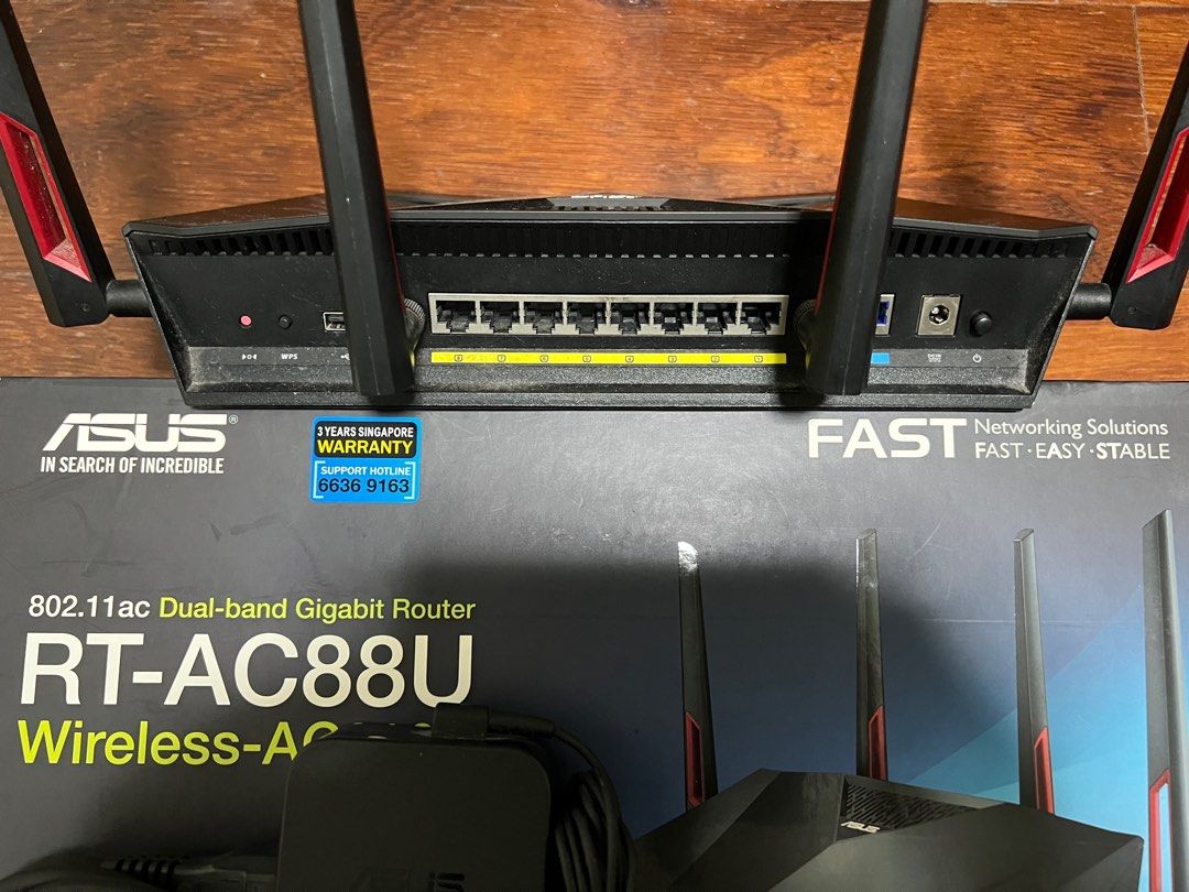 Asus AC3100 AC88U router, Computers & Tech, Parts & Accessories ...