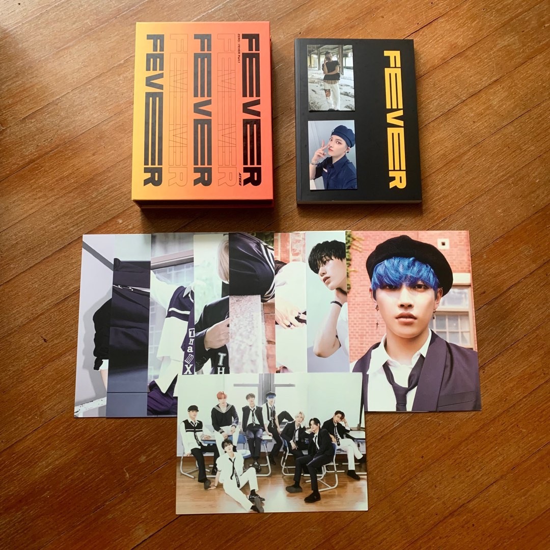 Ateez Fever part 1 Inception album with hongjoong album pc + pob ...